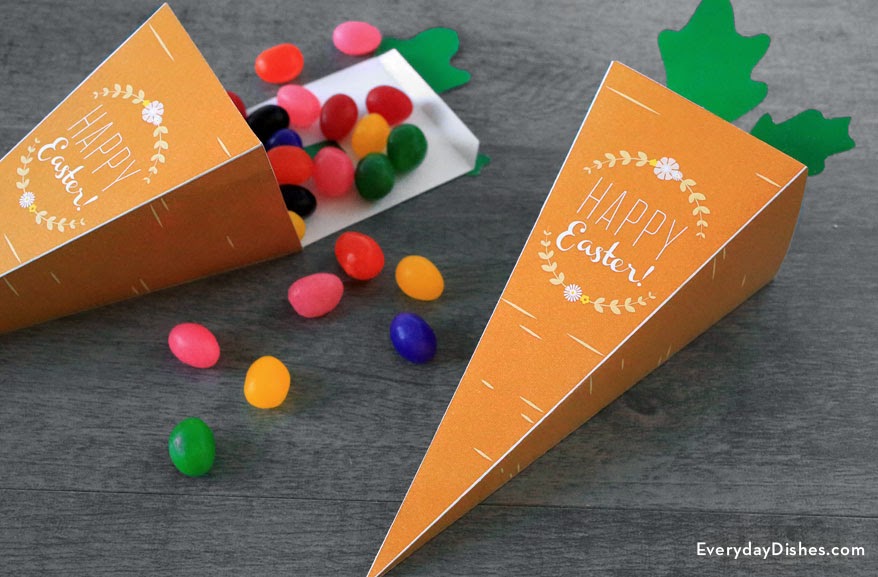 Printable Carrot Treat Boxes | Munchkins and Mayhem