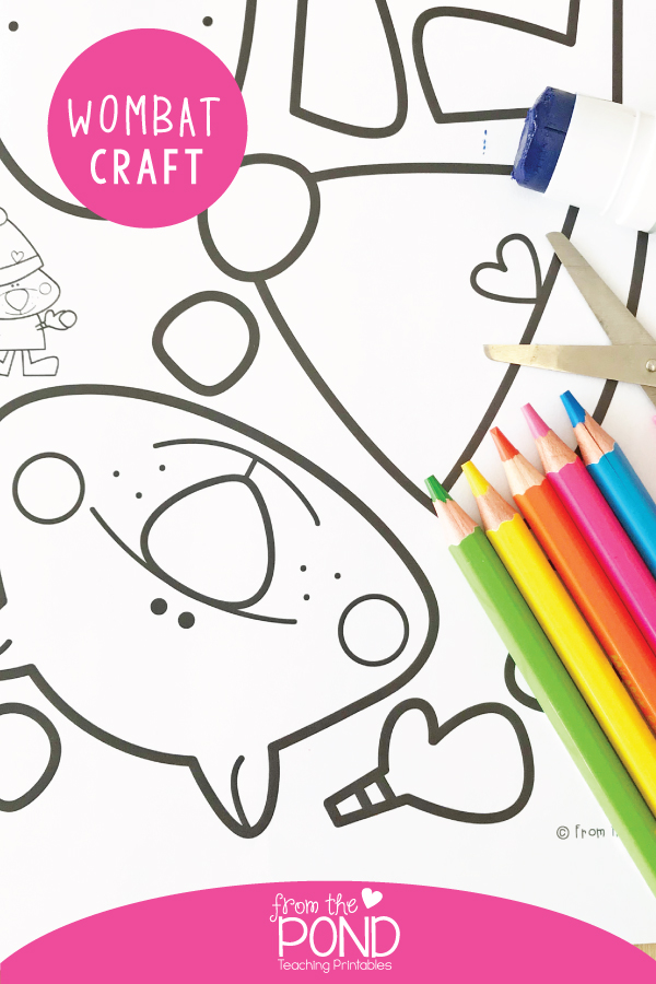 Winter Wombat Craft | From the Pond