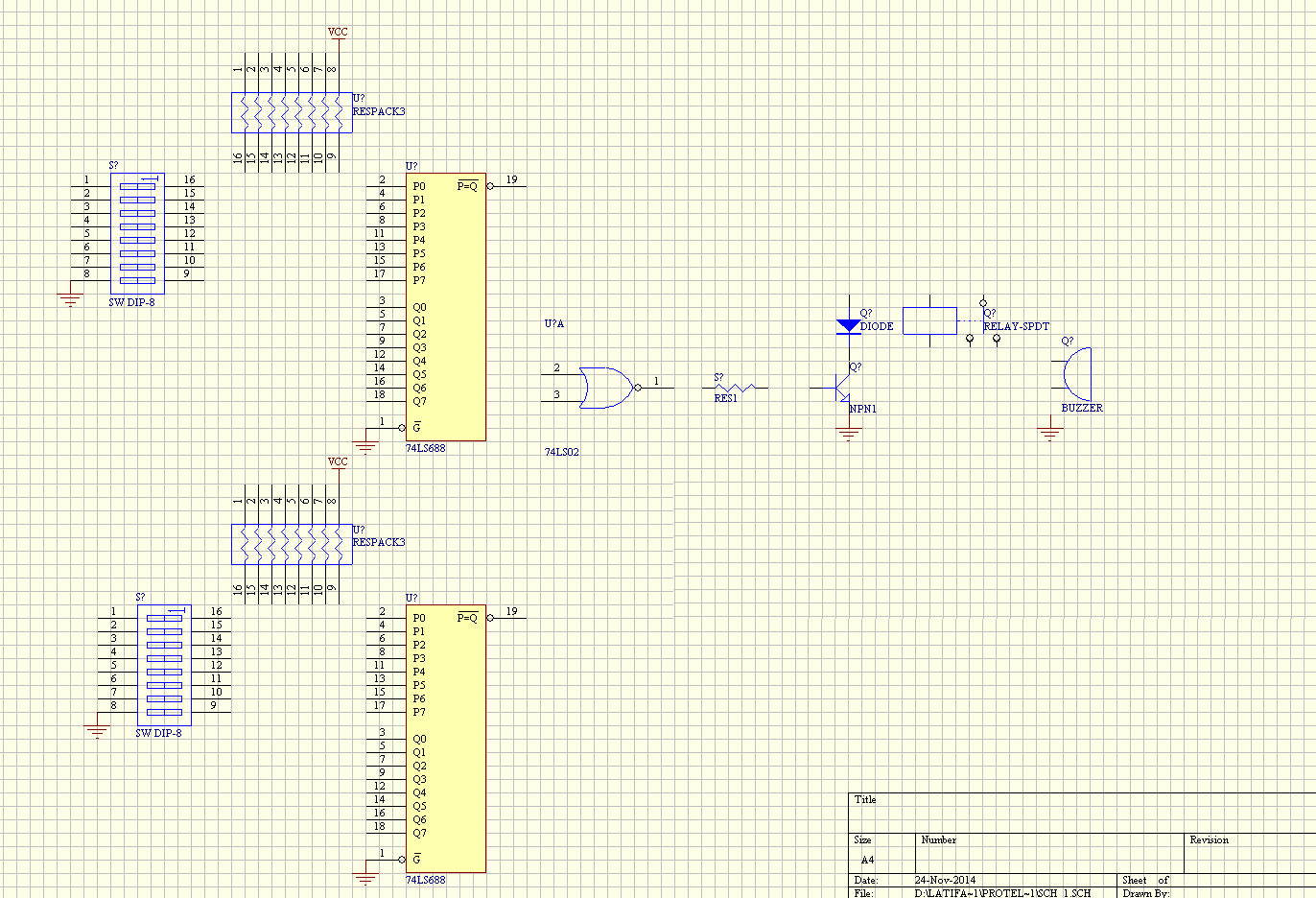 CARA MEMBUAT RANGKAIAN KOMPARATOR | Maghfira Ridho P TEKOM 1CA
