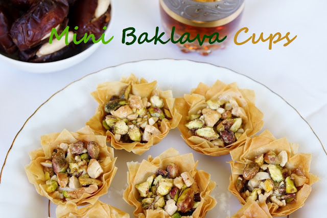 Mini Baklava Cups | Beela Bakes