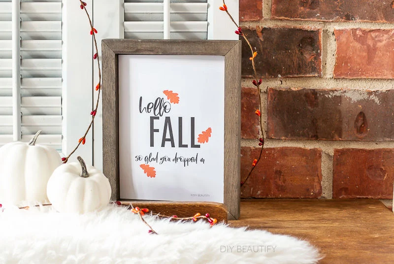 Colorful Free Fall Printables for Home Decor - DIY Beautify - Creating ...