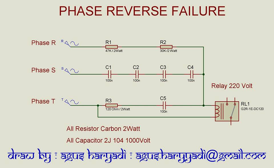 CARA MEMBUAT PHASE REVERSAL RELAY PENGAMAN MOTOR 3 PHASE - KUMPULAN ...
