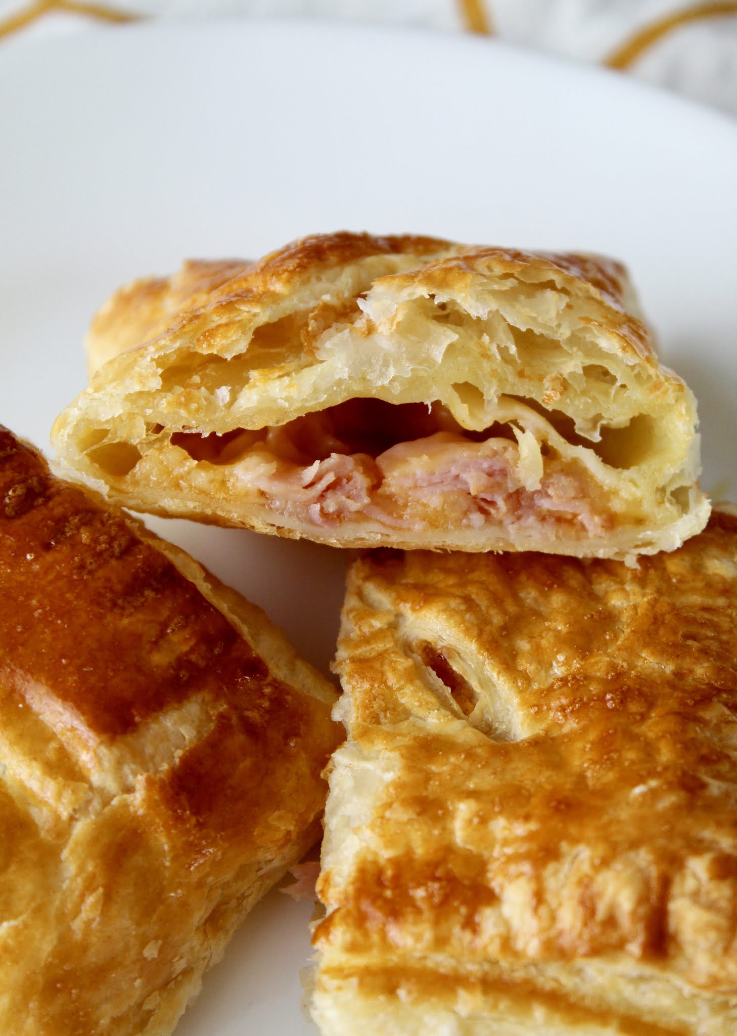 Ham and Cheese Puff Pastries