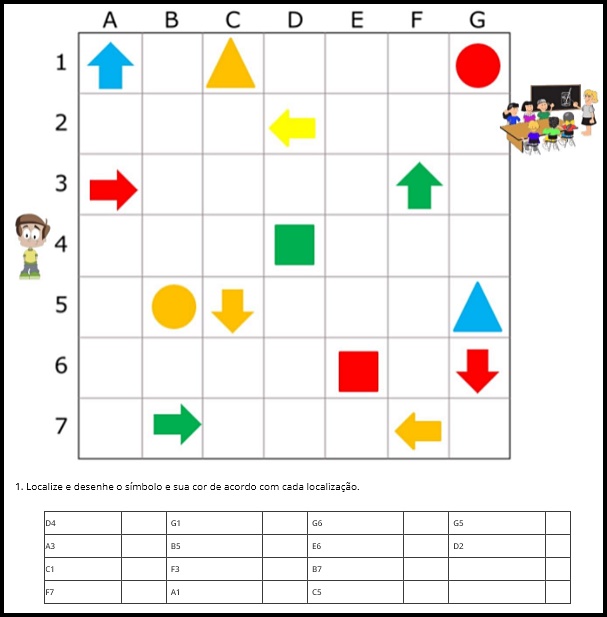 Aprendendo No Rp Vidinha Pires Matemática 4º Ano Localização