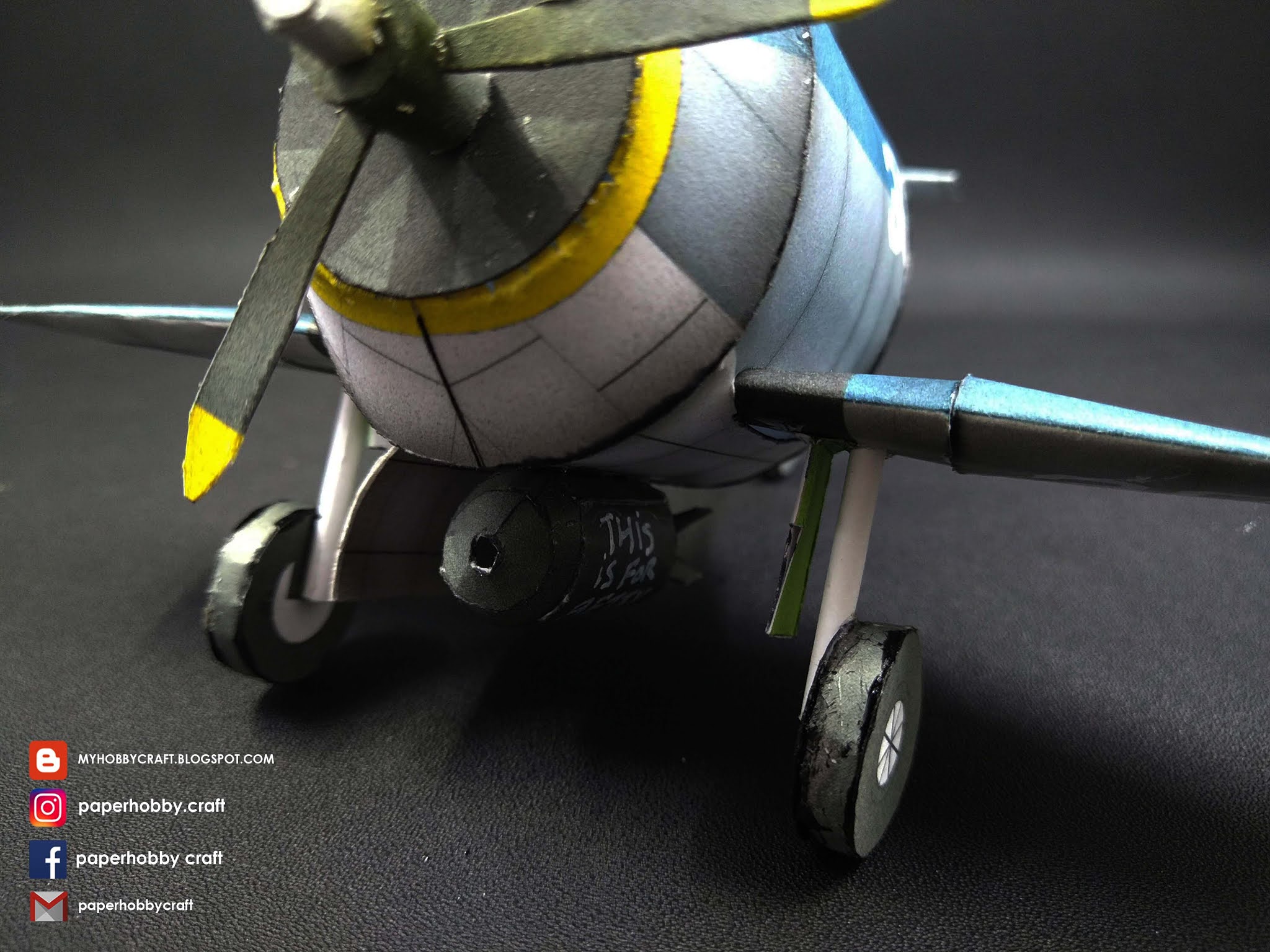 paperhobby: GRUMMAN TBF AVENGER TOON SCALE PAPERMODEL