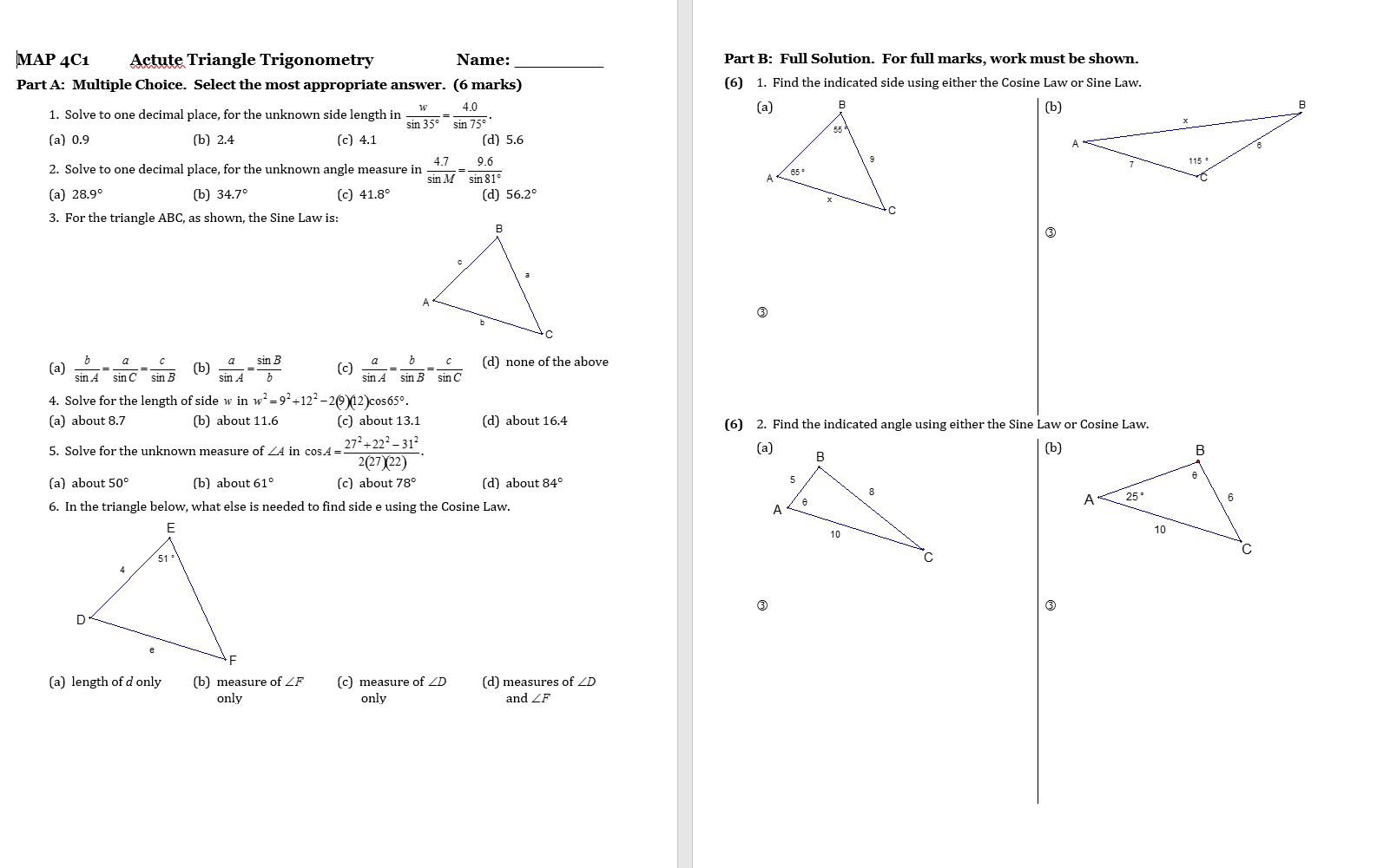 Pamela Chun's Mathlete Classroom Experiments: Day 08 - Acute Triangle ...
