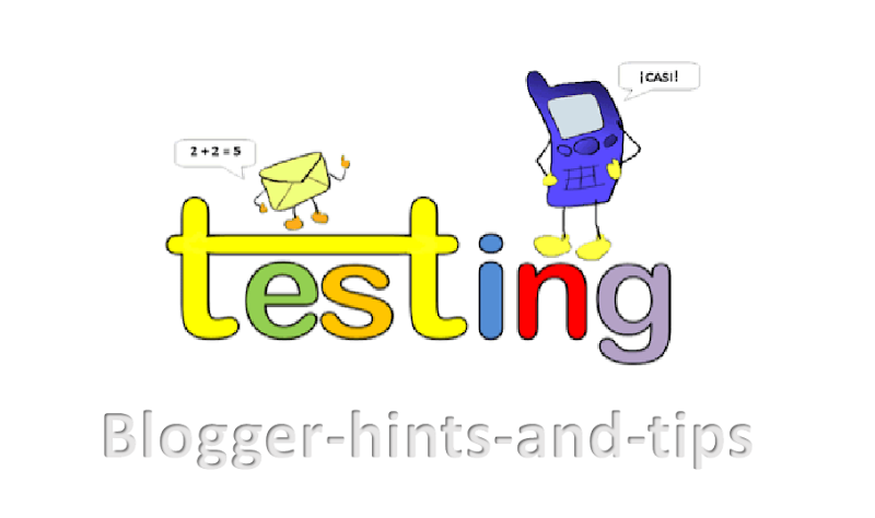 Making a test-blog for template changes | Blogger-Hints-and-Tips
