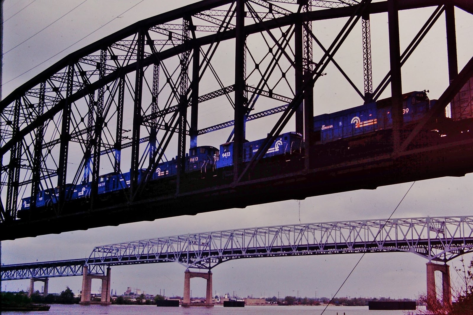 Industrial History: NJT+Amtrak+CSAO/Penn Delair Bridge over Delaware ...