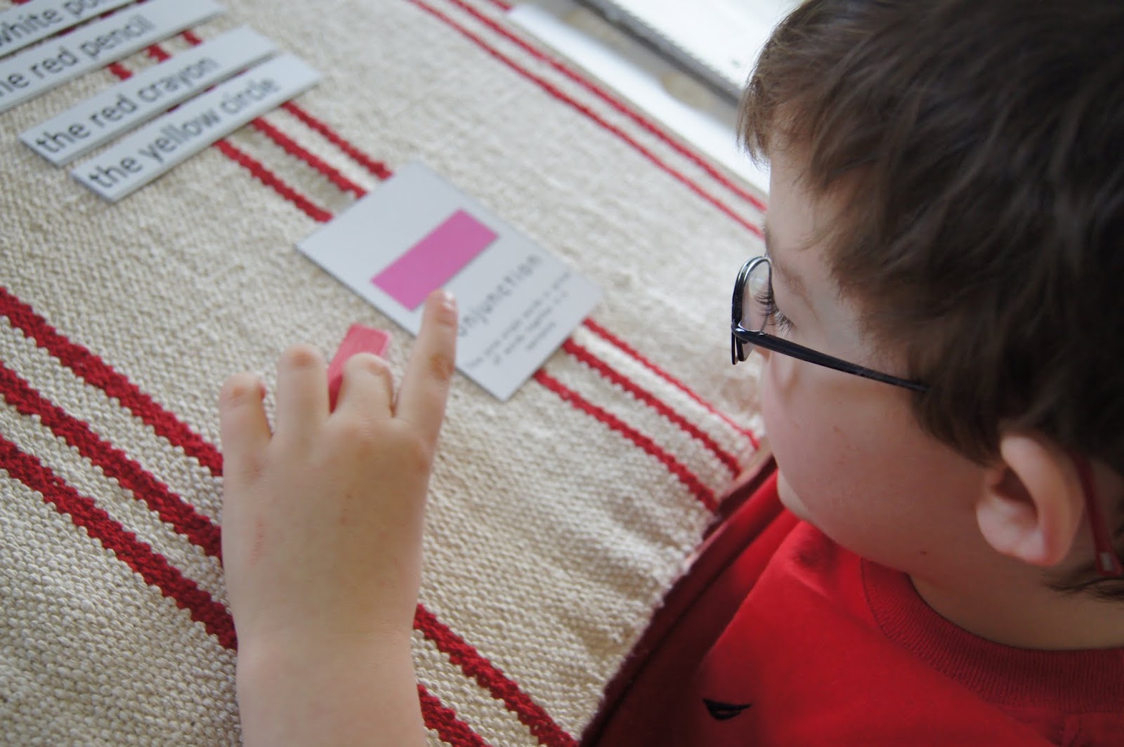 Conjunction Introduction, Montessori Grammar At Home - "Making ...