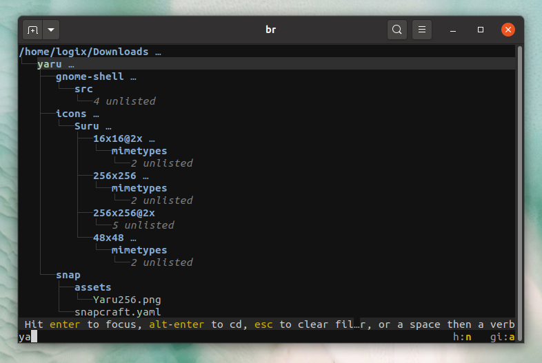 broot Is An Interactive Treeview Directory Navigation Tool For The ...