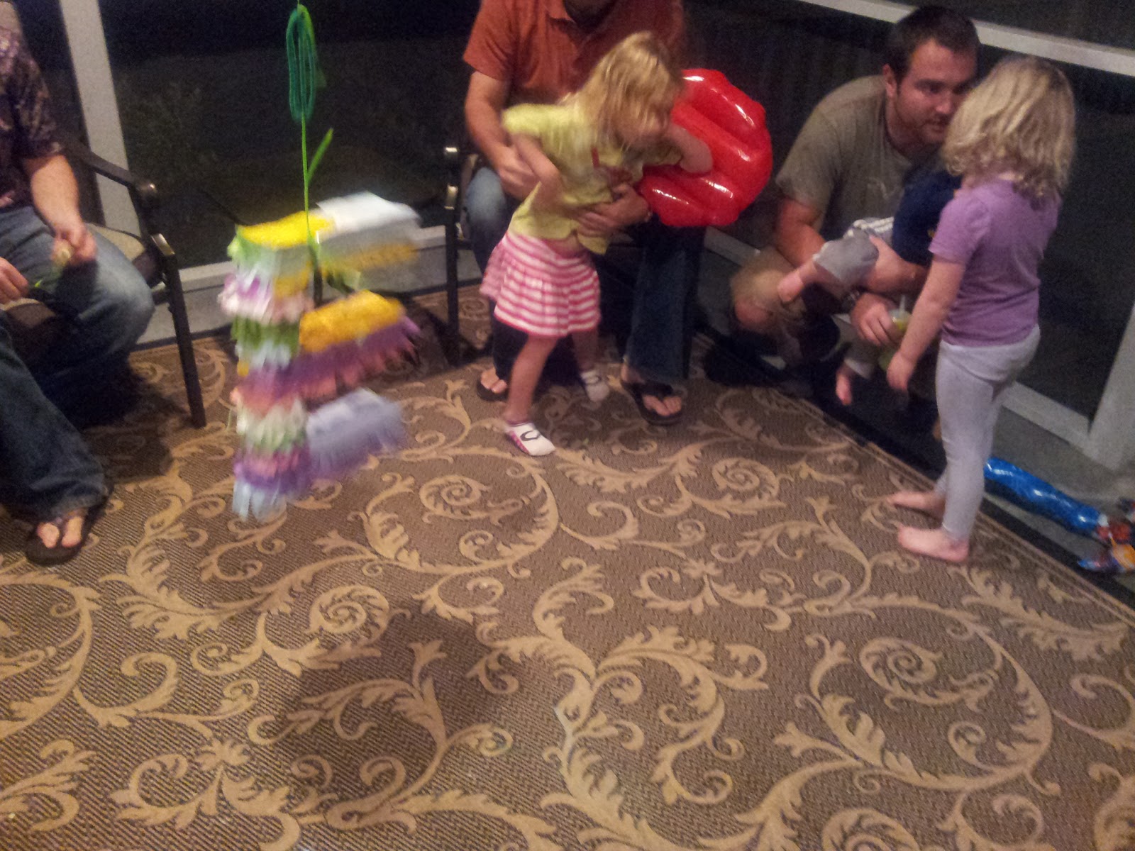 The Talbert Report: DIY Pinata at Evan's 2nd Birthday Party