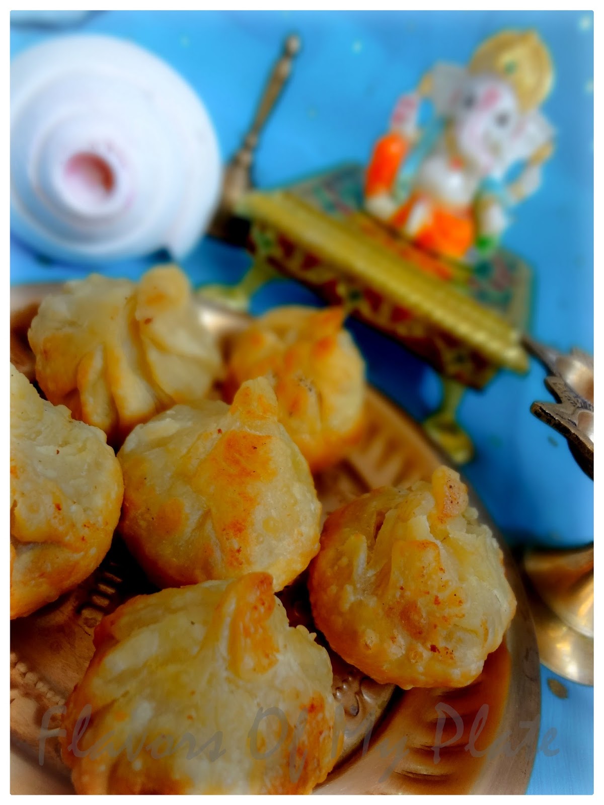 Flavors Of My Plate: Fried Modak.......Ganesh Puja Special