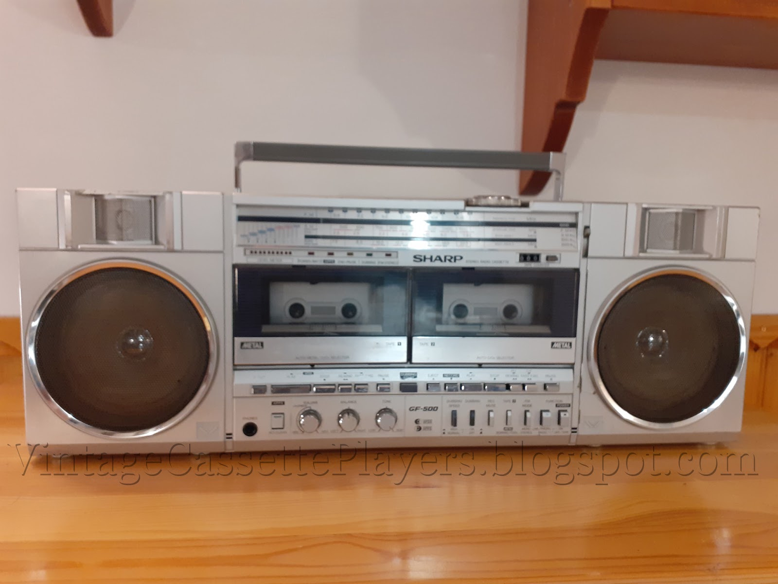 Vintage Cassette Players - Service Manuals: Sharp GF-500Z ...