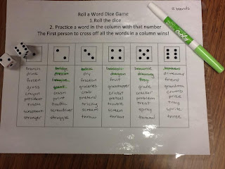 Liz's Speech Therapy Ideas: Roll a Word Articulation Game