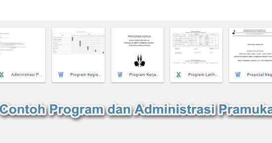 Contoh Program dan Administrasi Pramuka SMP - SIAP UJIAN