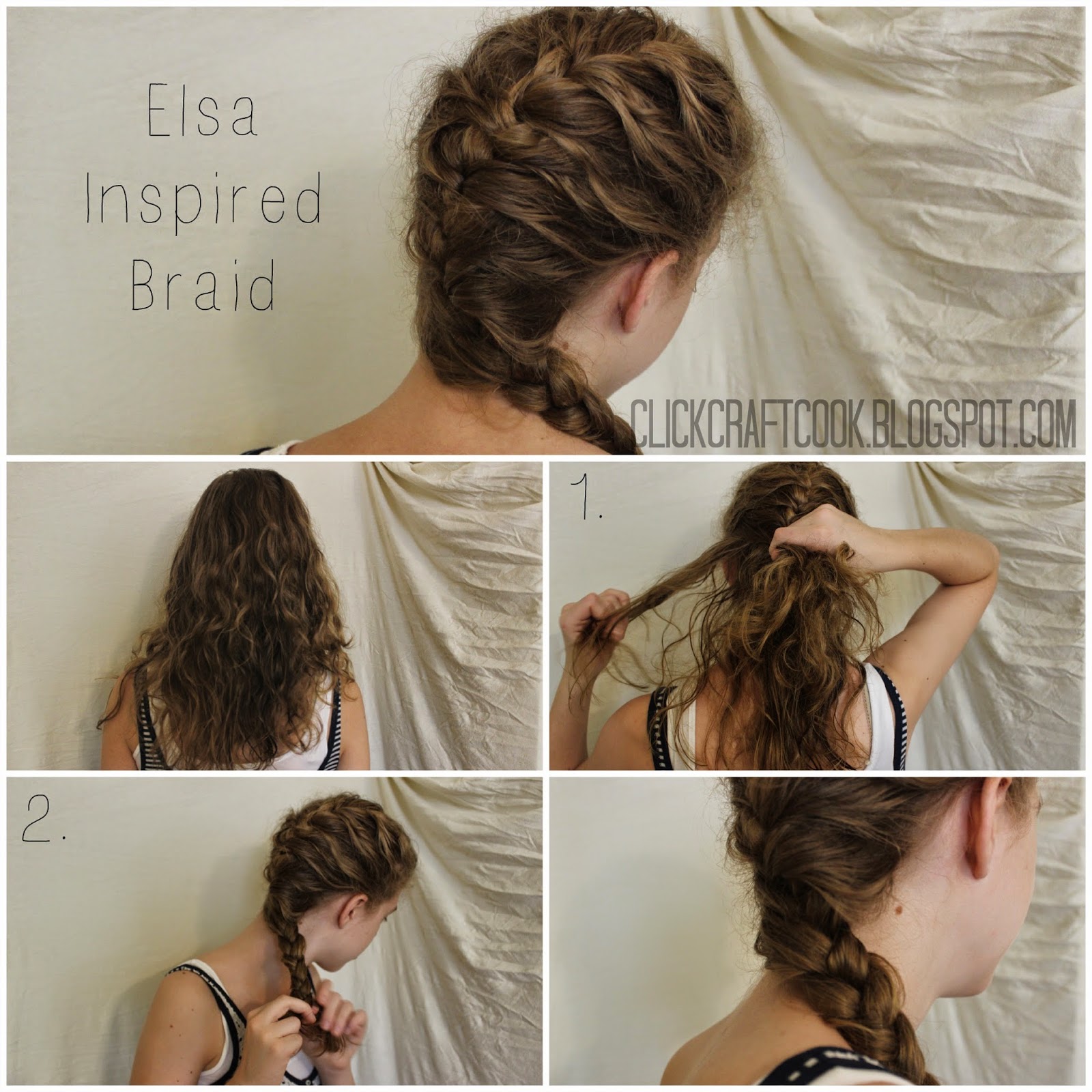 Click. Craft. Cook.: Elsa Inspired Braid