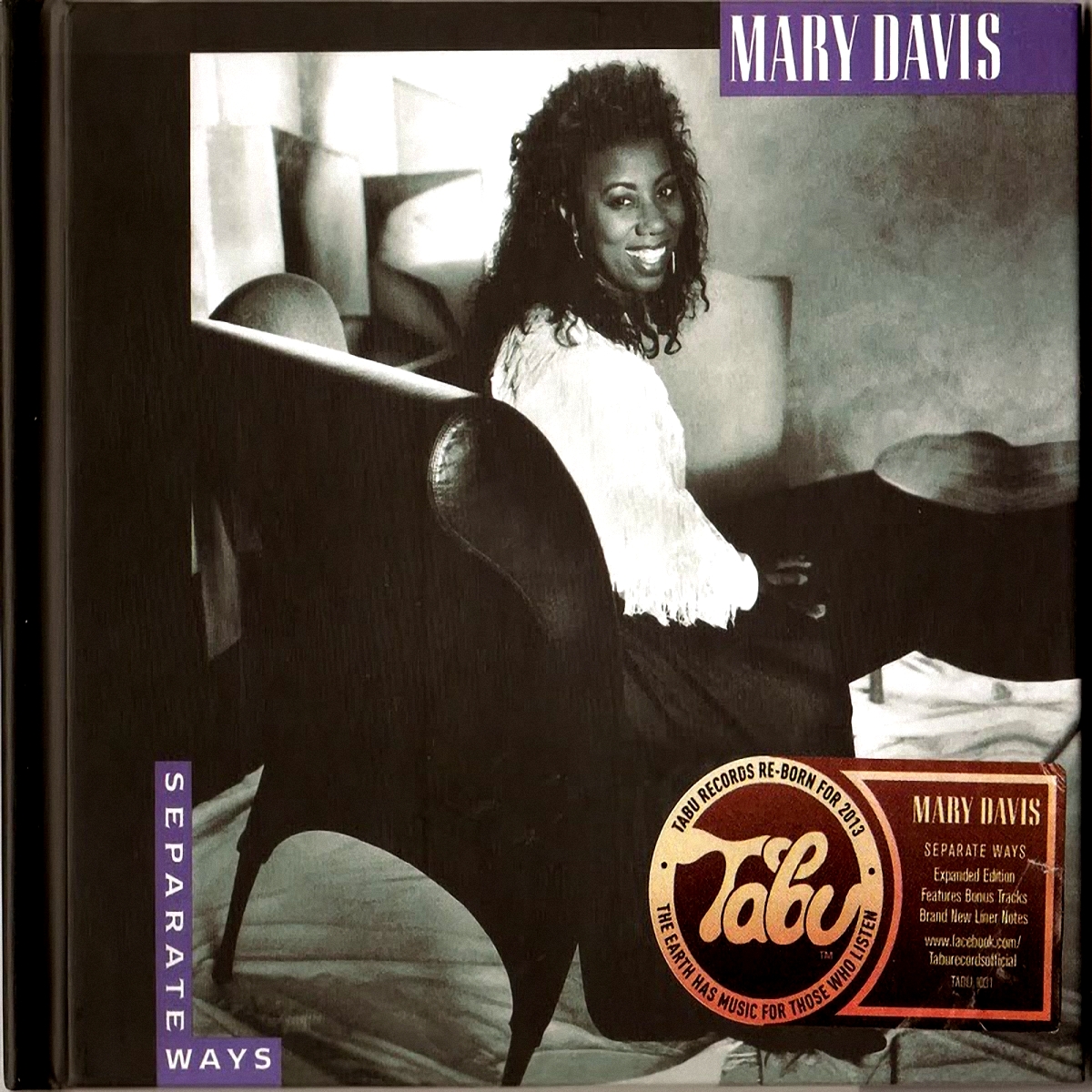 Black Music Corner: Mary Davis-Separate Ways (Expanded Edition) (1990)