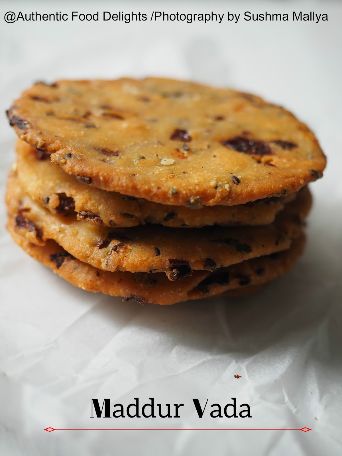 Authentic Food Delights: Maddur Vada