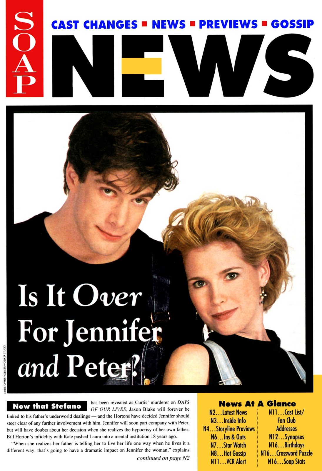 Days Of Our Lives: Is It Over For Jennifer & Peter?
