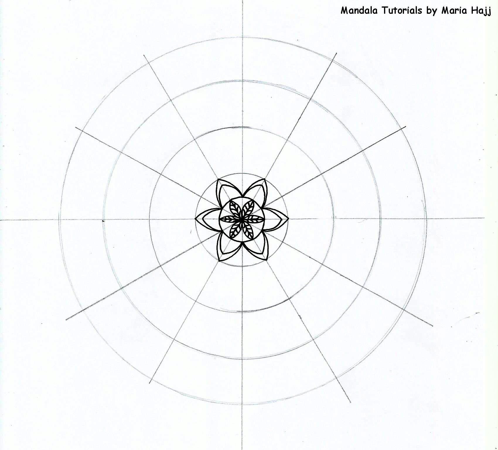 Mandala Tutorial n. 3 | How to draw a mandala using the mandala ...
