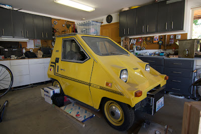 OLD PARKED CARS.: OPC's 3000th Post! 1980 Commuter Vehicles Comuta-Car.