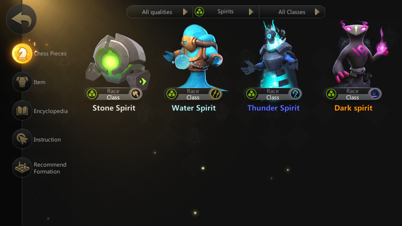 Auto chess mobile - hero list