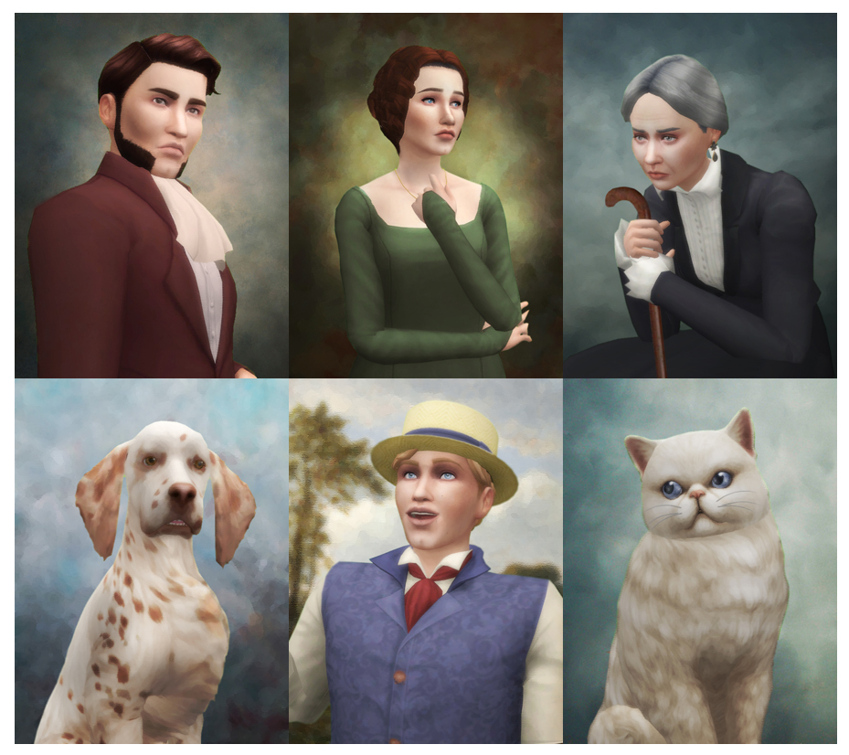 TS4: Historical Portraits | History Lover's Sims Blog