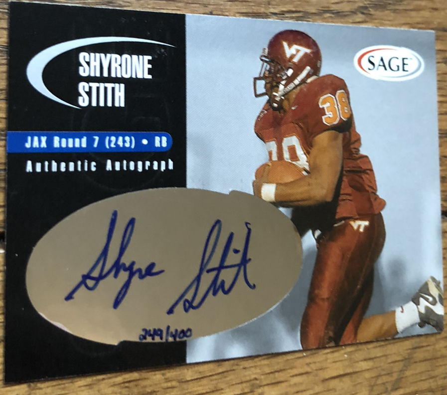 The Great Sports Name Hall of Fame: GSNHOF's Shyrone Stith Collection