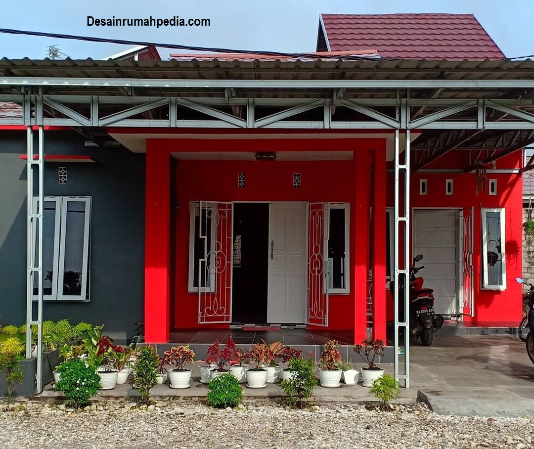 Inspirasi Rumah Tema Merah yang Berani dan Memukau ~ Desainrumahpedia ...