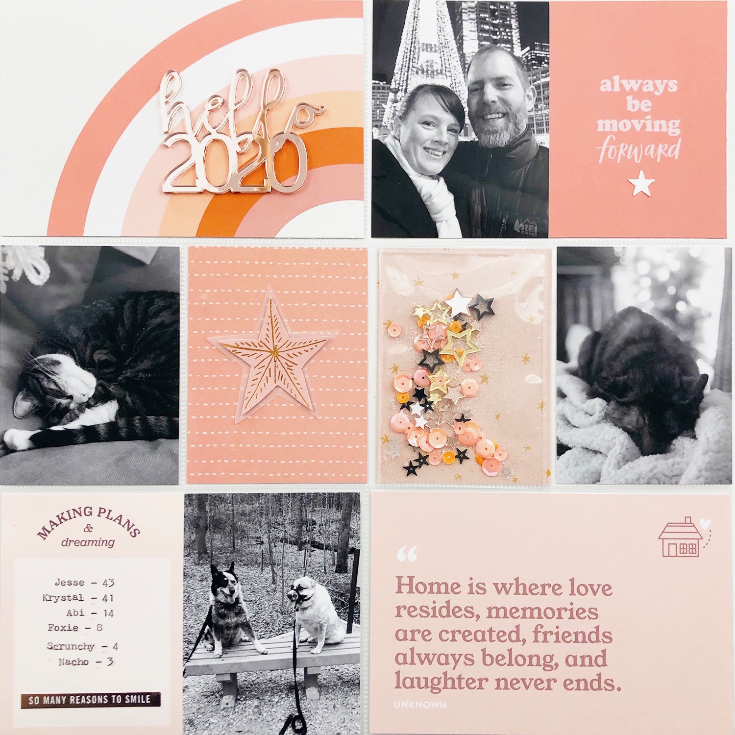 52 Reasons: 2020 Project Life Title Page