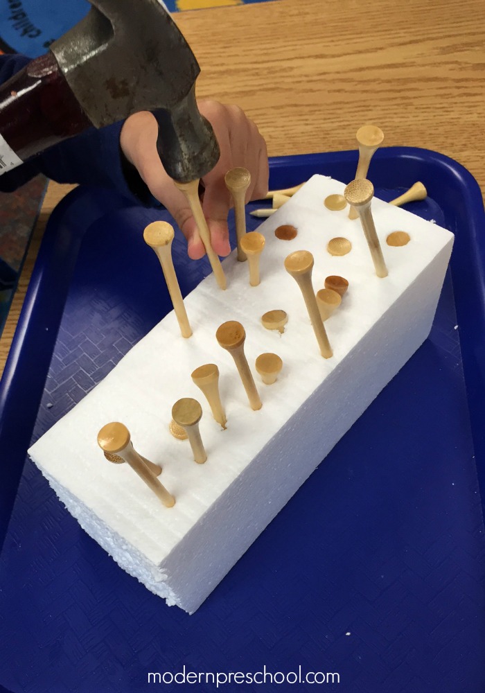 Fine Motor Ice Picking in Preschool