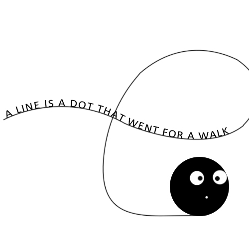josh's blog: A line is a dot that went for a walk