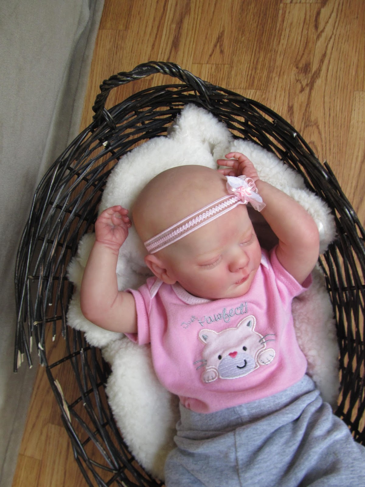 Tiny Treasures Reborn Gallery: Reborn baby Evelyn (twin to Elizabeth)