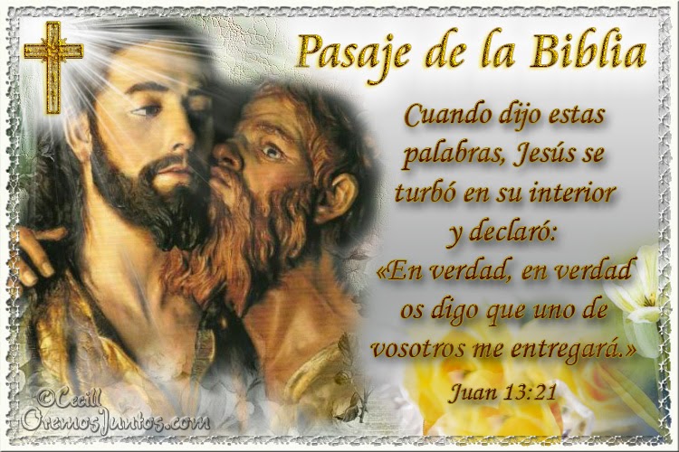 Vidas Santas: Santo Evangelio según san Juan 13:21