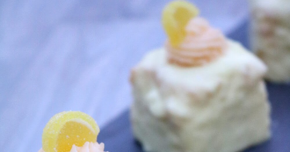 Lemon Surprise Fondant Fancies | Bake Off Bake Along | Take Some Whisks