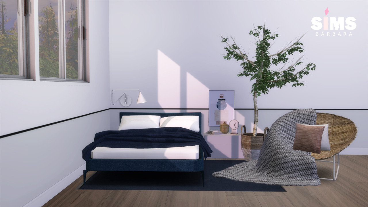 SIMS 4 - Barbara Sims - Modern Walls - Bárbara Sims