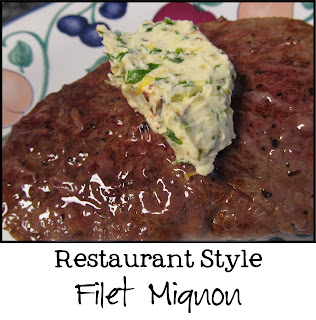 MOMS CRAZY COOKING: Filet Mignon, Restaurant Style