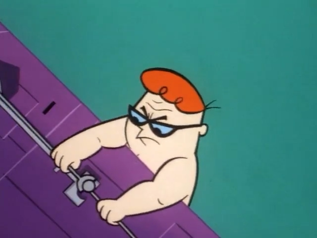Shirtless Drawn Cartoon Boys: Shirtless Dexter in Dexter's Laboratory