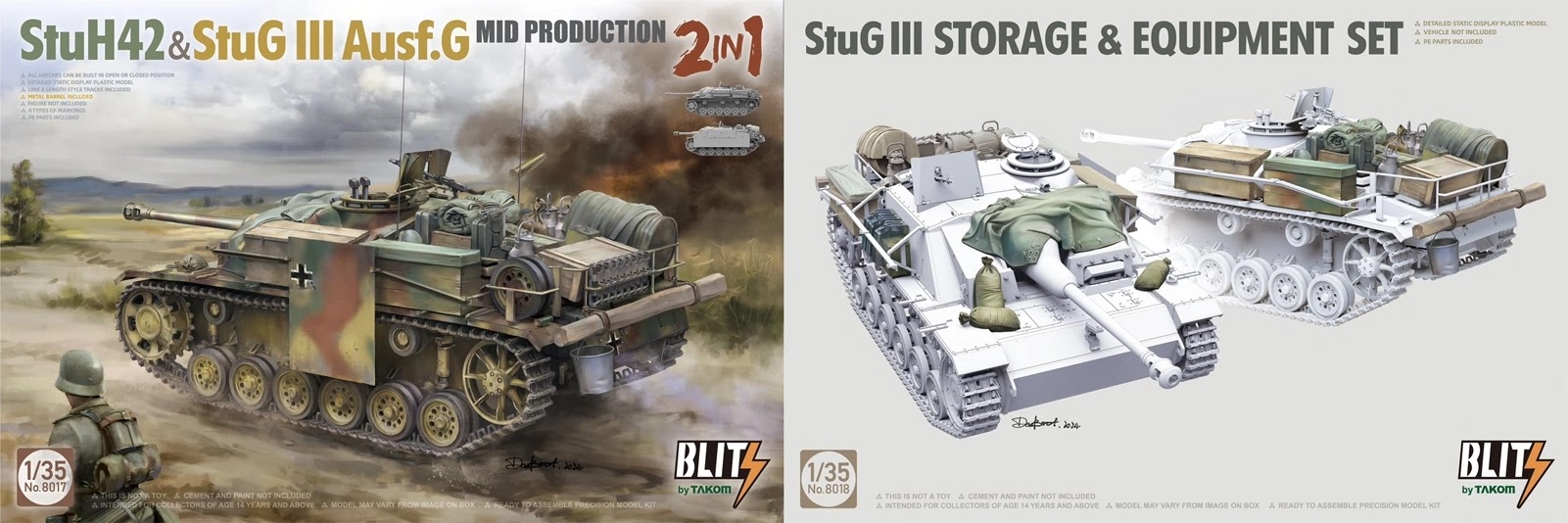 The Modelling News: A StuH 42 & StuG III Ausf.G Mid Production 2 in 1 w ...