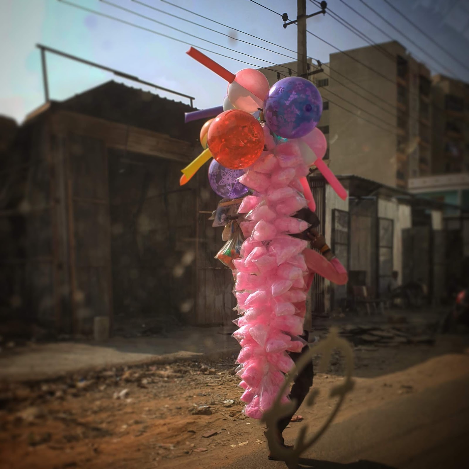 ashokism...: Colors of Bengaluru...the Cotton candy walas!