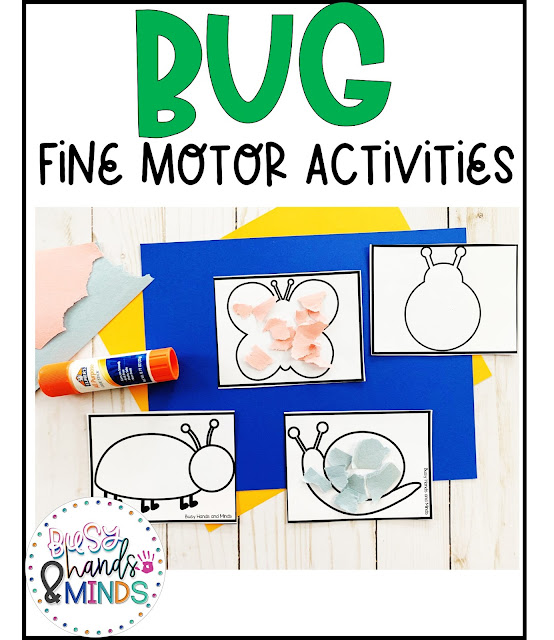Bugs and Insects Fine Motor Activities | Busy Hands and Minds