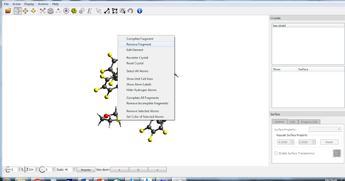 Rahul Soman: A Beginners guide to Crystal explorer 17.5 "How to save as ...