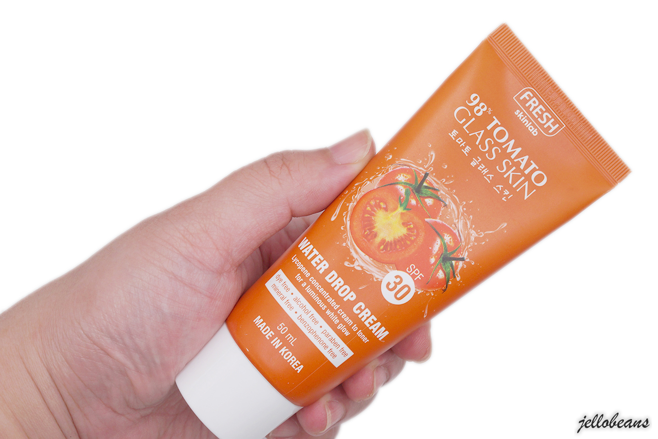 Fresh Skinlab Tomato Glass Skin Water Drop Cream | Review - Jello Beans