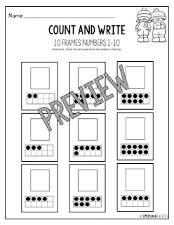Emily Jane Creates: DECEMBER NO PREP KINDERGARTEN PACKET-OVER 100 PAGES!