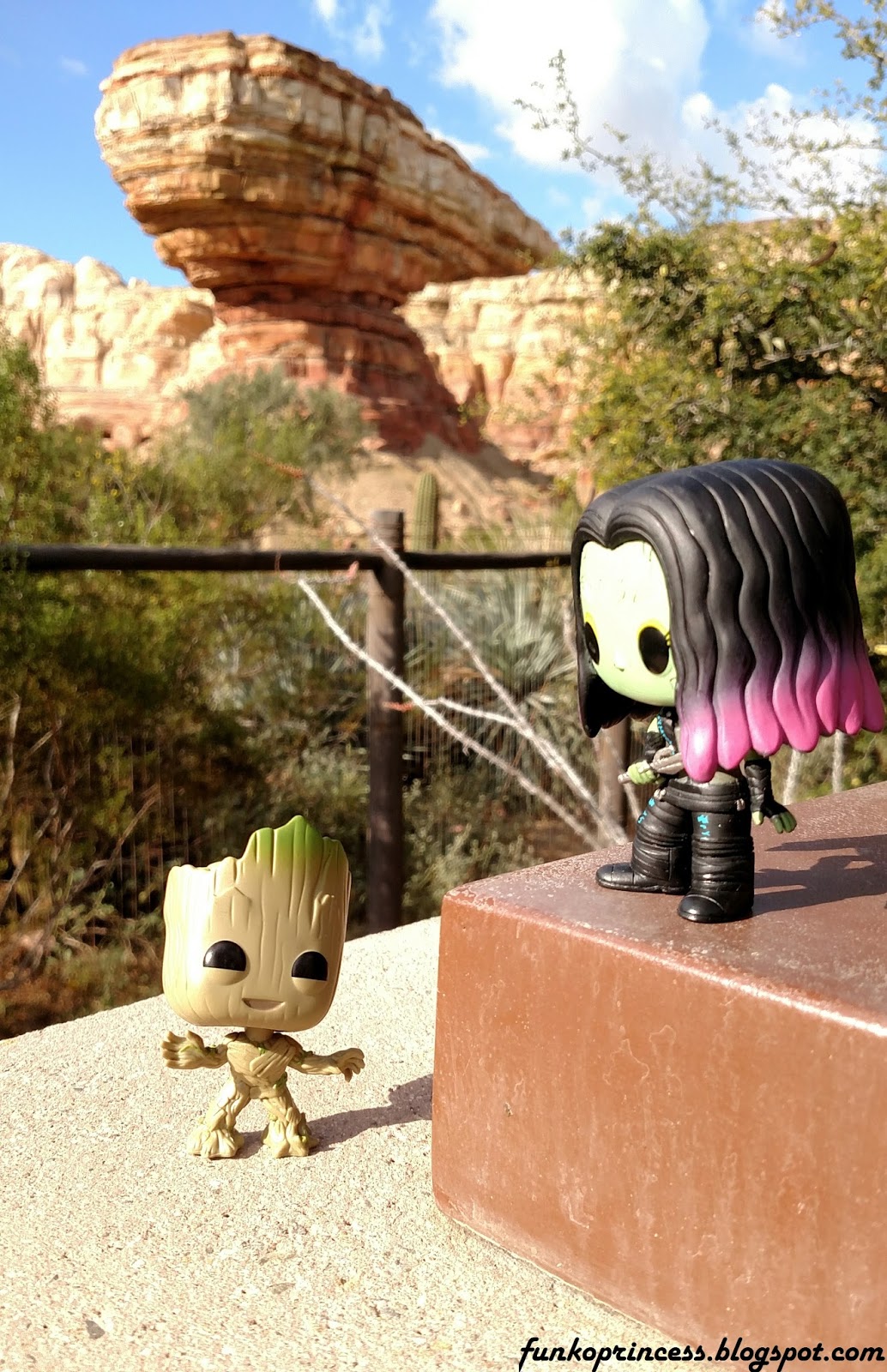 Groot Funko Pop exploring Disneyland on his own!