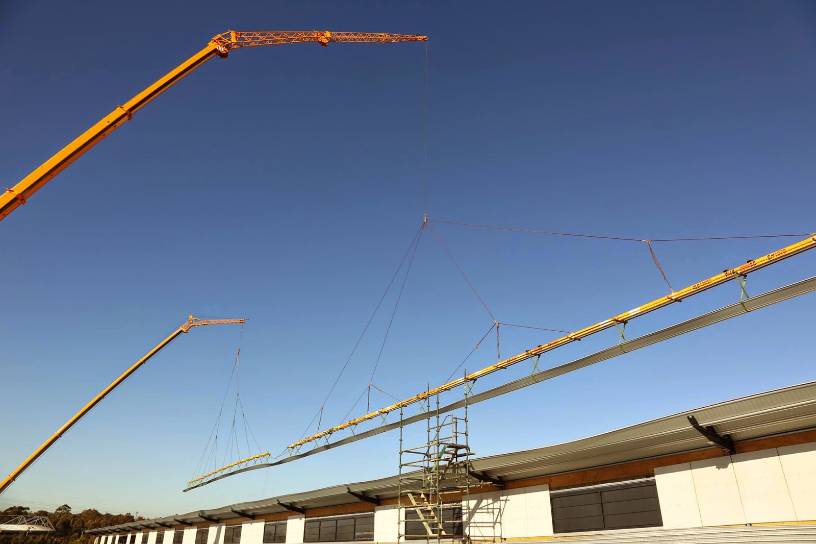 Fielders Steel: ARAMAX FreeSpan spans new Netball Central Building