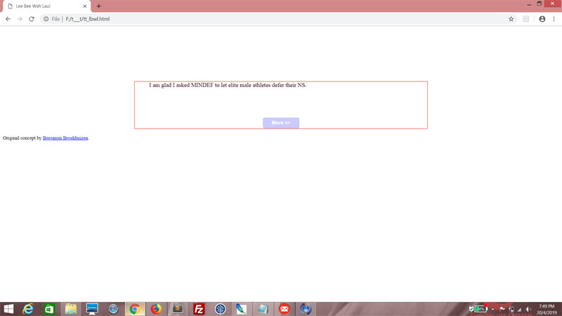 Teochew Thunder: Web Tutorial: Lee Bee Wah Lau