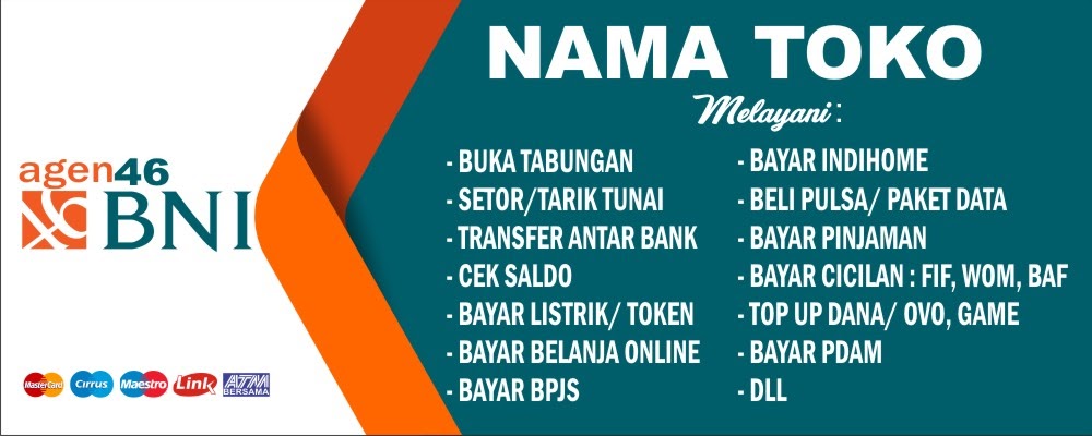Download Spanduk Agen BNI 46 Format CDR - KARYAKU