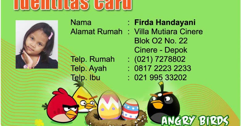 Cetak ID Card Untuk Murid PAUD - Informasi Kita