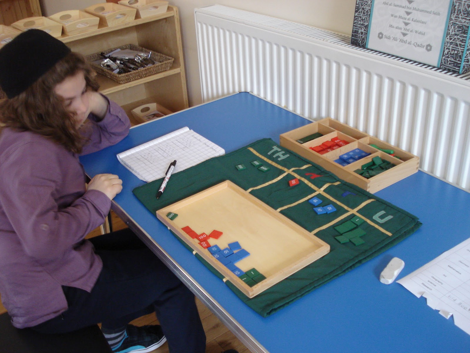 THE LEARNING ARK - Elementary Montessori : Small and Large Bead Frame